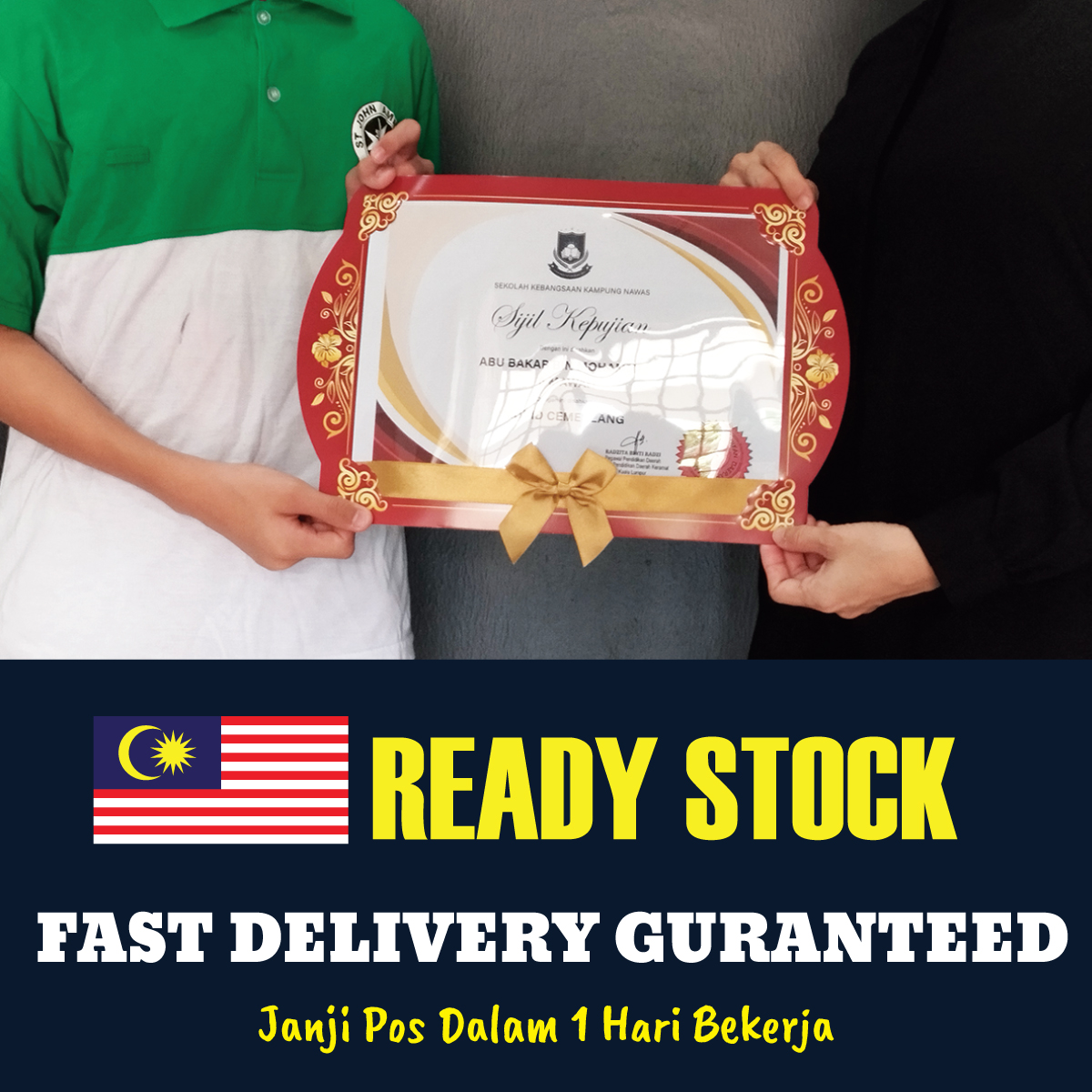 HOLDER SIJIL A4 [Menegak & Melintang] KULIT SIJIL A4 CERTIFICATE HOLDER ...