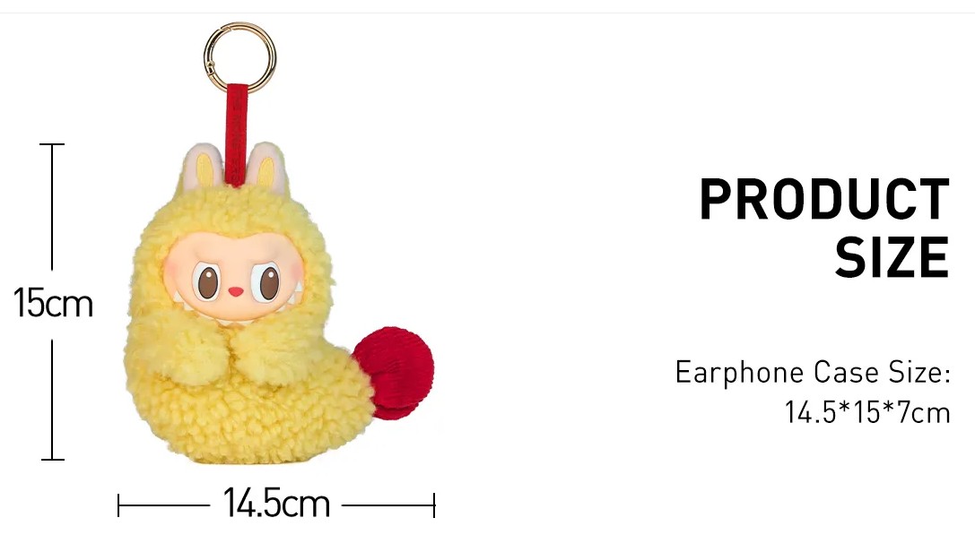 POP MART THE MONSTERS Labubu Wacky Mart Earphone Case 100% Official ...