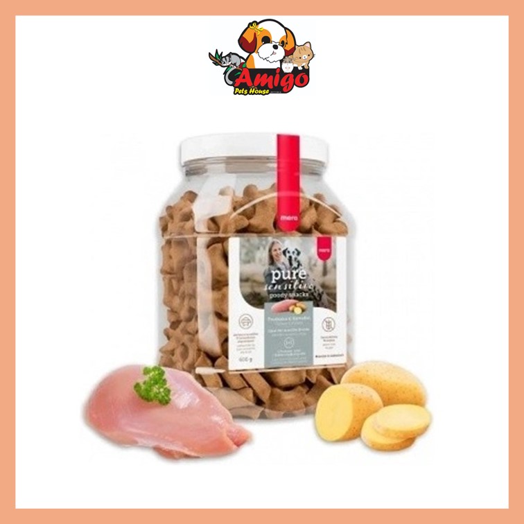 MERA 600G Pure Sensitive Goody Snacks Turkey&Potato Treats for Dog ...