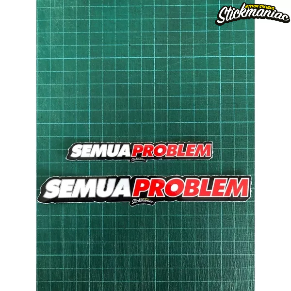 Problem sticker Semua Problem Stickmaniac | Shopee Philippines