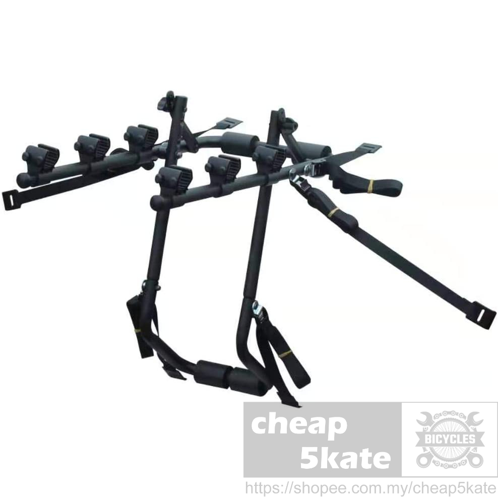 Republic Universal Rear Mounted Car Bike Rack Carrier for All Type Cars ...