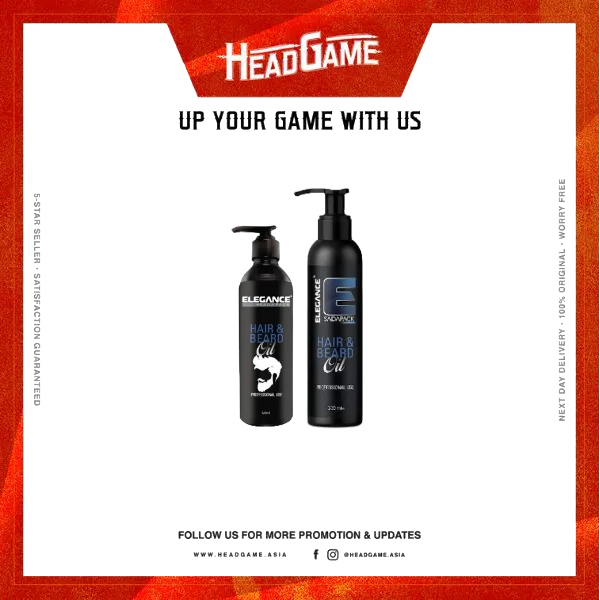 Sada Pack Elegance Hair & Beard Oil (100ml/300ml) | Shopee Philippines