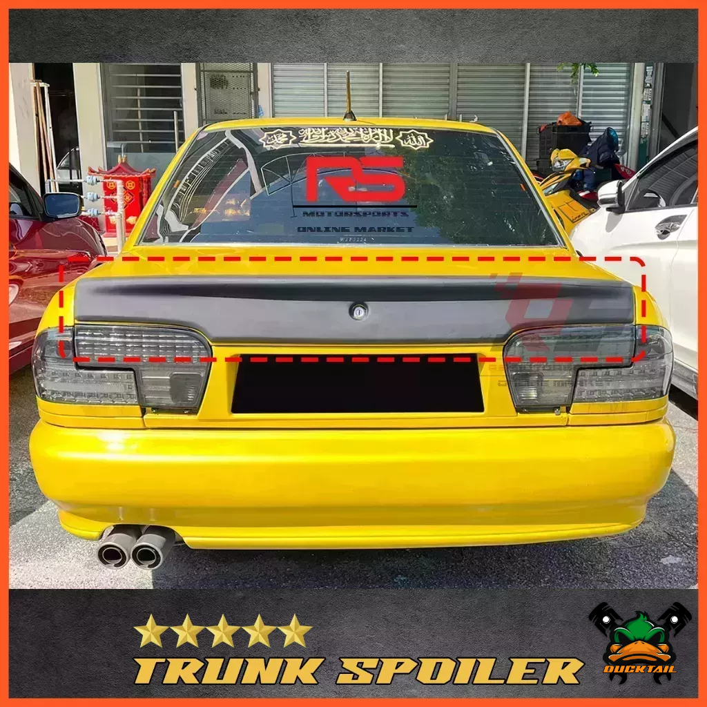 MDM Proton Wira C99 Saloon Trunk Spoiler / Cutting / Itik Spoiler ...