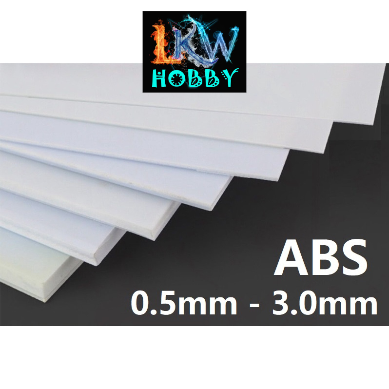 ABS Pla Plate for Gunpla Hobby Model Kit 0.5-3.0mm | Shopee Philippines