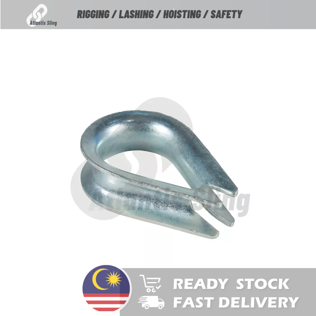 Wire Rope Cable Wire Thimble Galvanised | Shopee Philippines