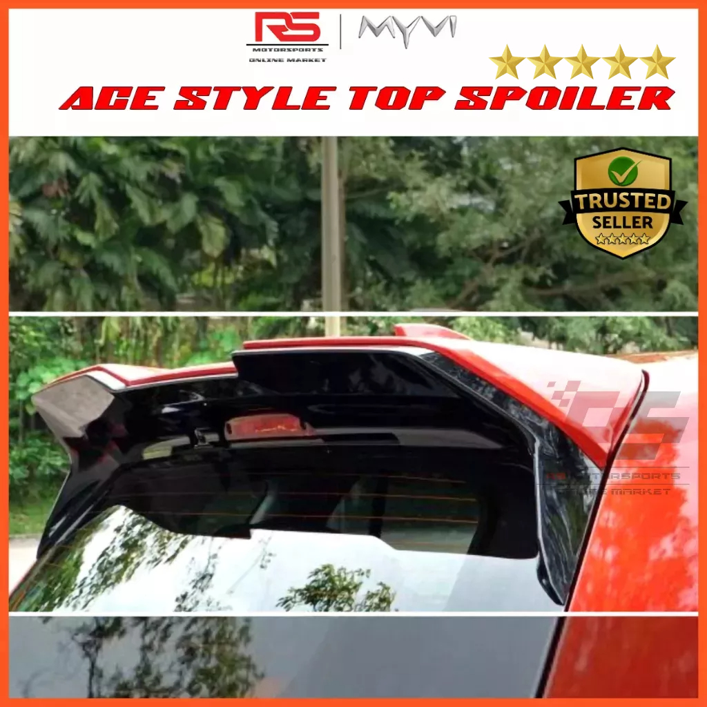 Perodua Myvi G3 Tahun * 2018 ~ 2024 * Top Spoiler ACE Style | Shopee ...