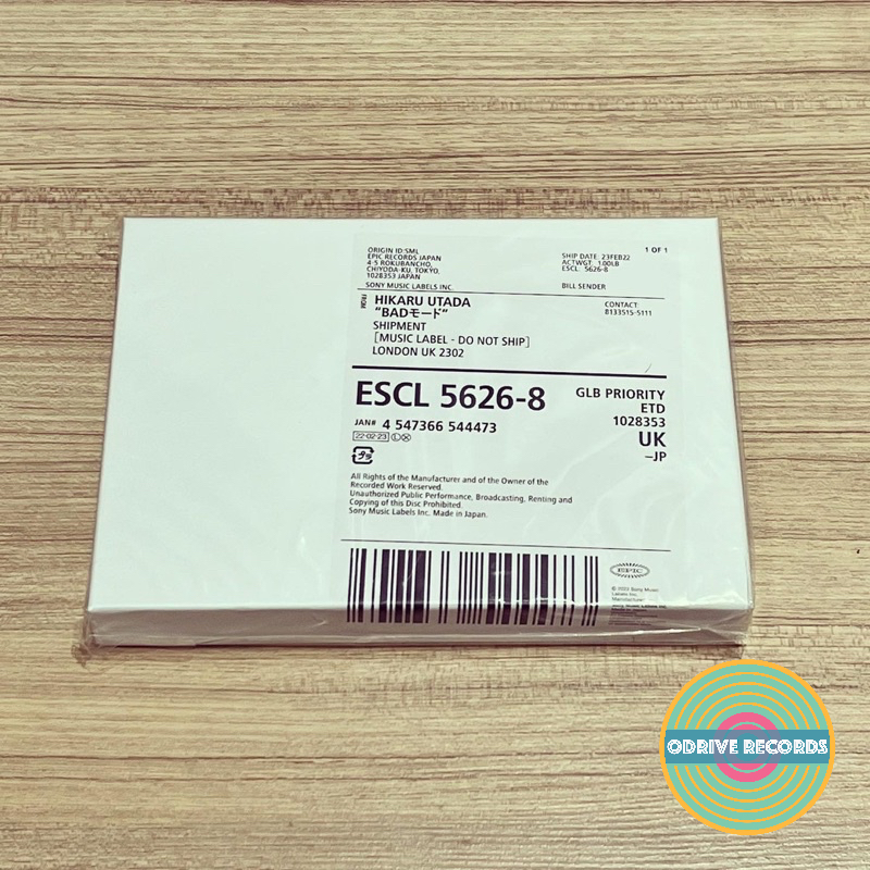 Utada Hikaru - Bad Mode Limited Edition Box Set (Blu-ray + DVD + CD ...