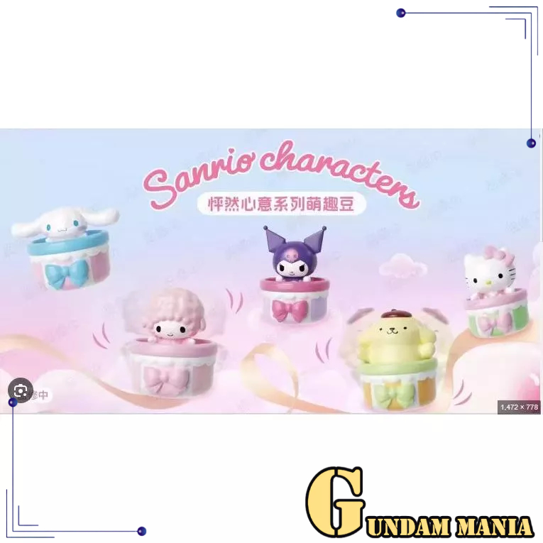 MOETCH Sanrio Characters Shaky Doll 怦然心意系列萌趣豆 series blind bag | Shopee ...