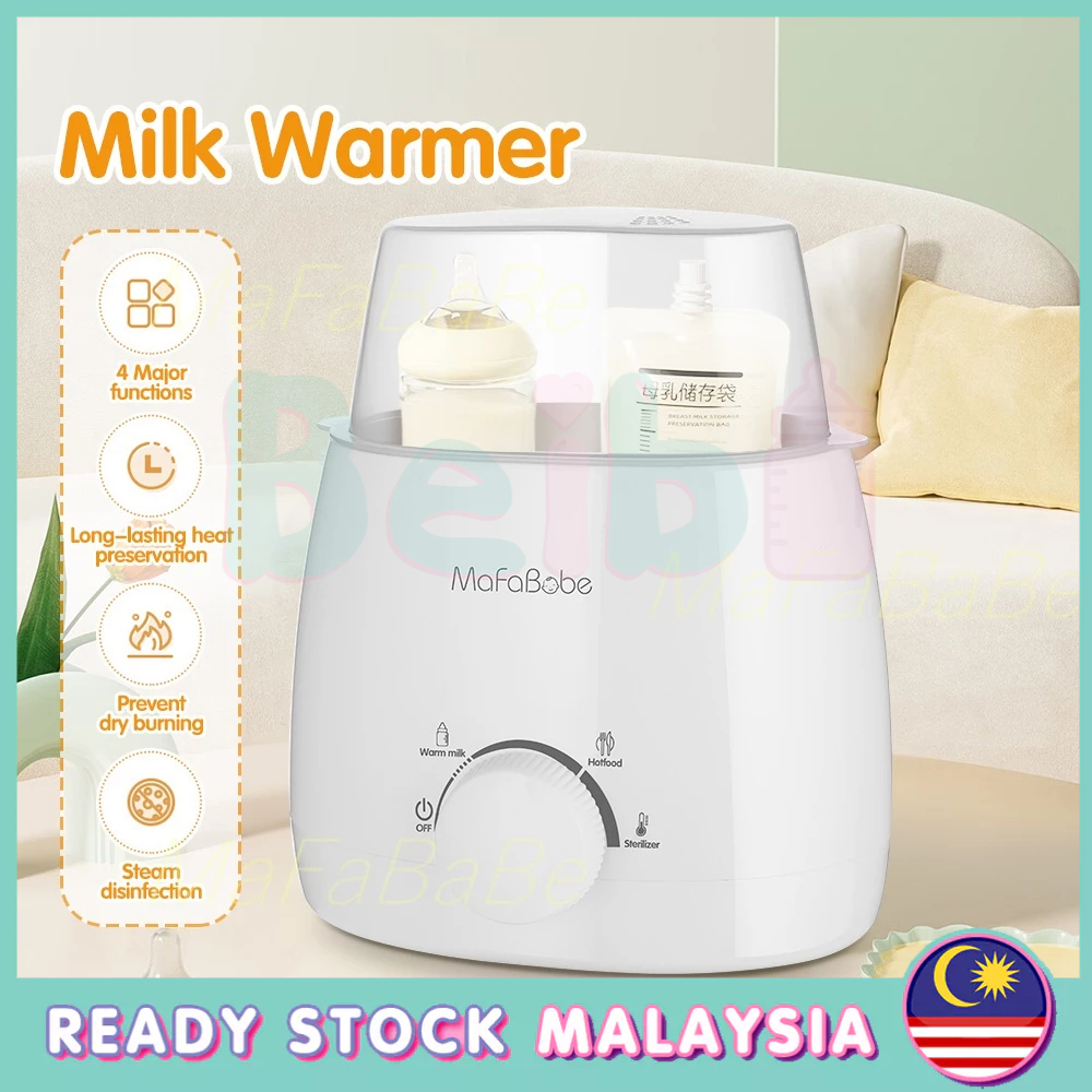 MaFaBaBe Milk Warmer Sterilizer 3 in 1 Breast Milk Warmer Baby Food ...
