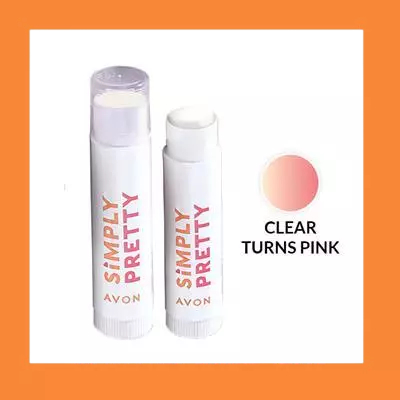 AVON SIMPLY PRETTY COLOUR LIP BALM 4G | Shopee Philippines