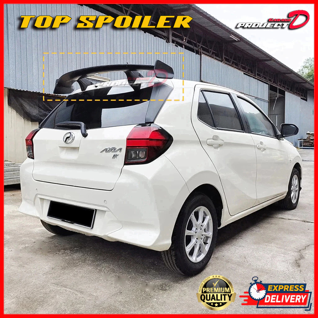 Perodua New Axia 2023 MZ Spoiler (Without Paint) | Shopee Philippines