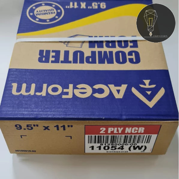 ACE Form Computer Form 9.5"X11 2PLY NCR 500 Fans | Shopee Philippines