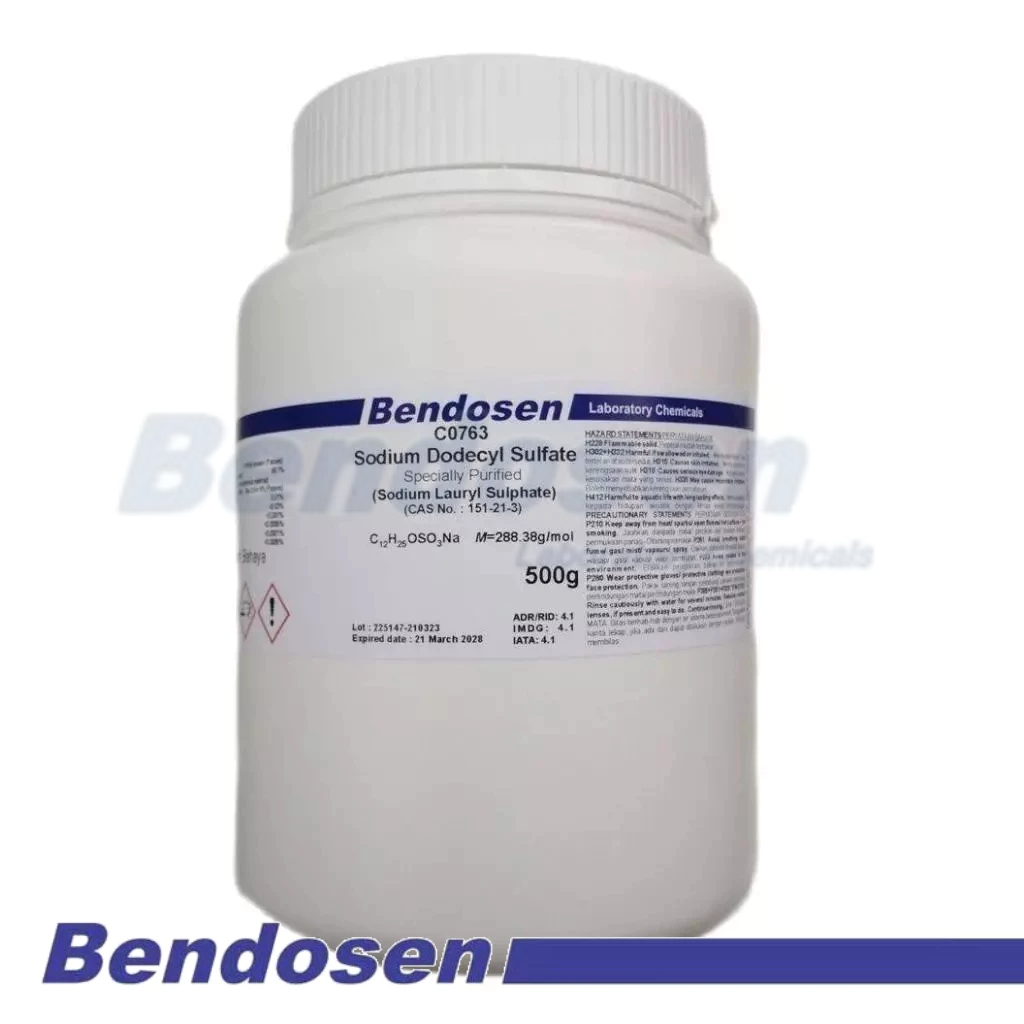 Sodium Dodecyl Sulfate (Sodium Lauryl Sulfate), 500g, BENDOSEN | Shopee ...