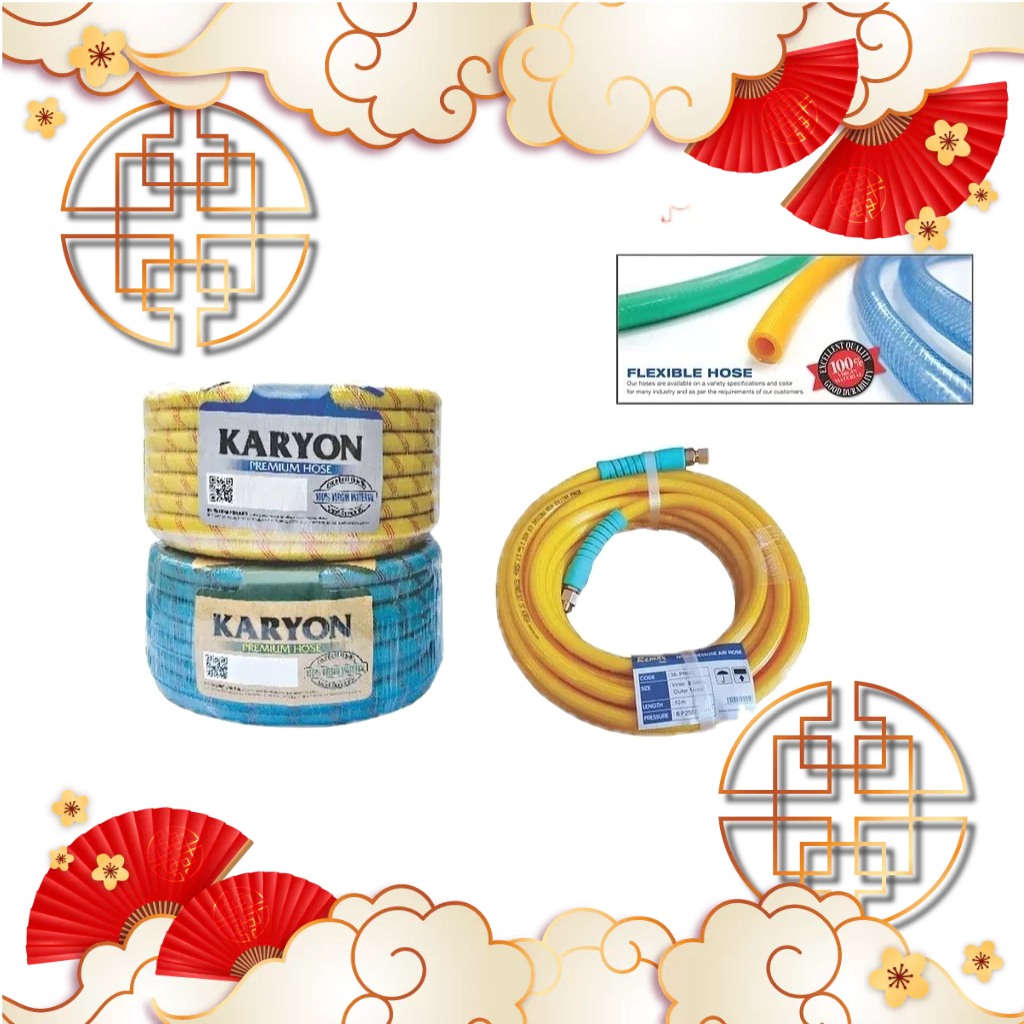PCN KARYON Hose Garden/ Heavy Duty Garden Hose Water Hose Paip Air/ PVC ...