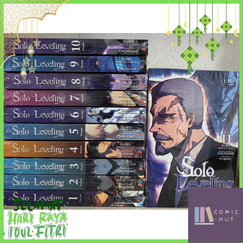 Solo Leveling Full Set (English Comics) vol. 1-11 Komik Book Manga ...