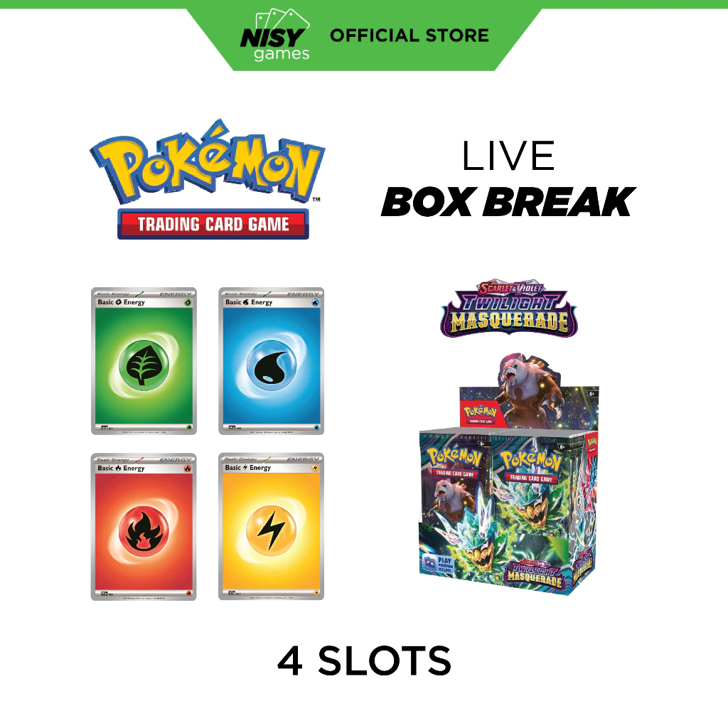 [LIVE RIP] Pokemon TCG Box Break Game 4 Players - SV06 Twilight ...