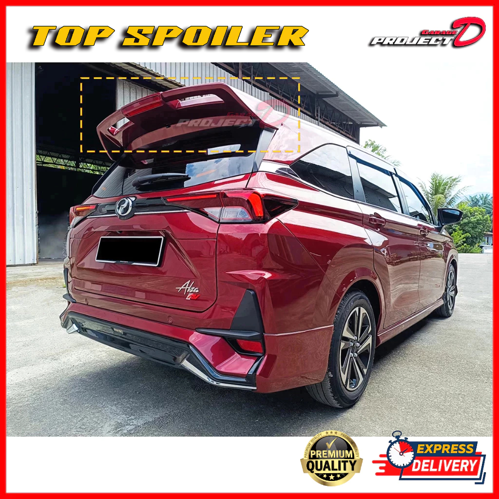 PERODUA NEW ALZA 2022 / TOYOTA VELOZ SPOILER RS With Led ( Without ...