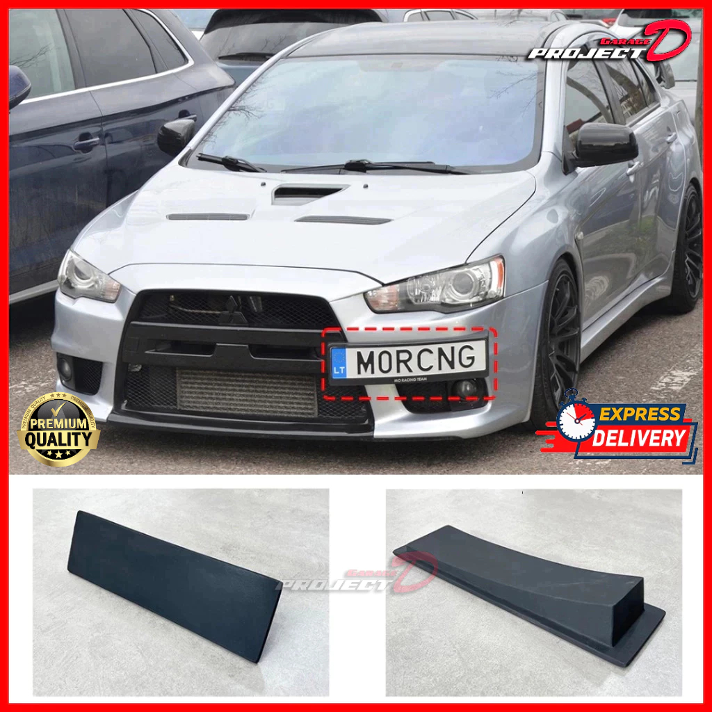 Mitsubishi Lancer Evo 10 Number Plate Holder DESIGN B ** Universal ...