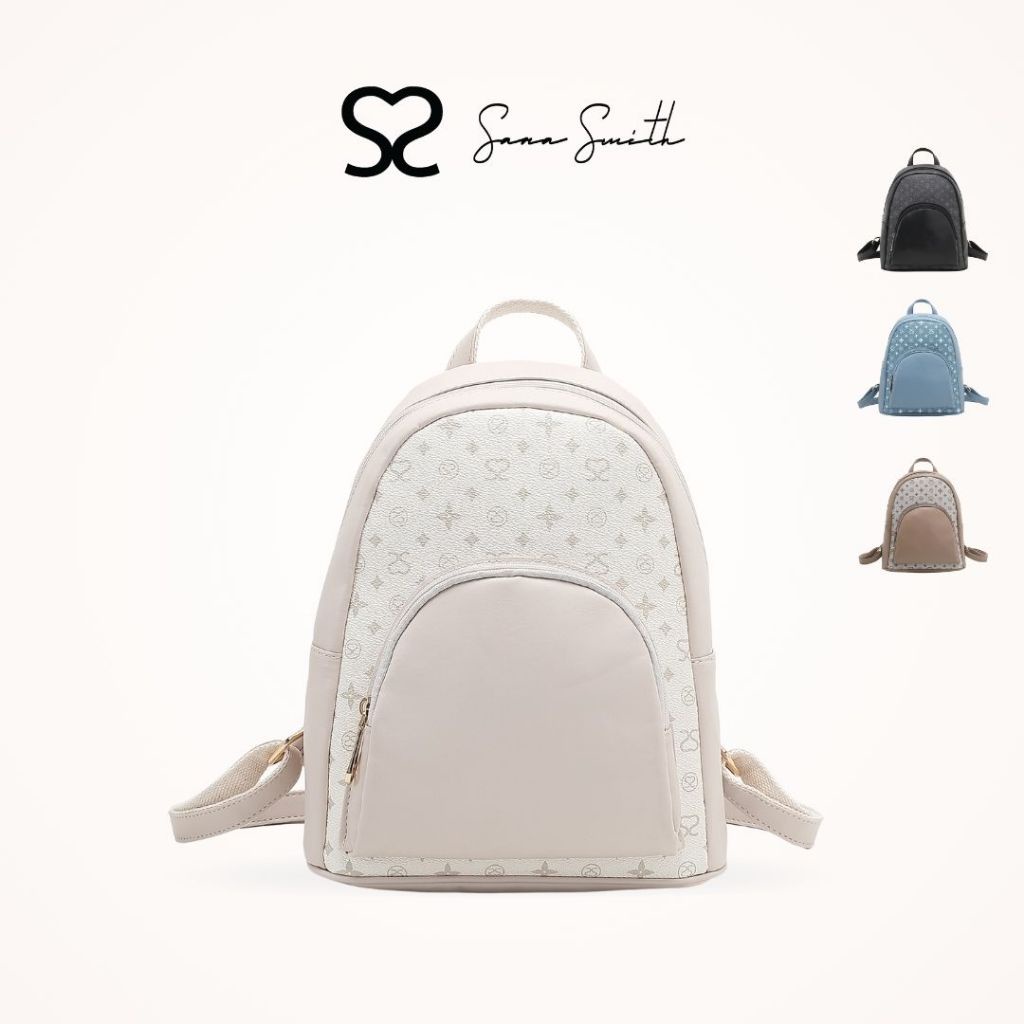 Sara Smith Ladies Monogram Mini Backpack - Multi Color SEL 3288 ...