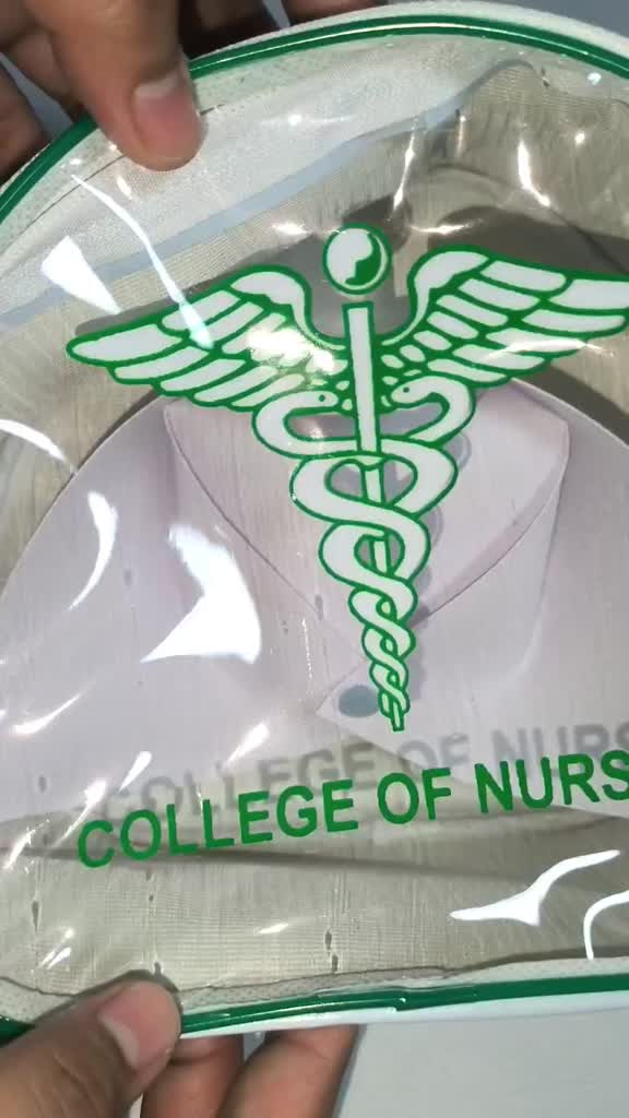 Nursing Cap and Case Set | Cloth Hard-Type Head Cap for Nurses ...