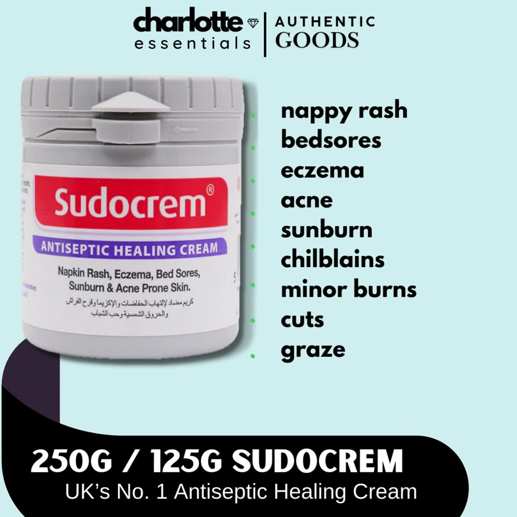 Sudocrem Antiseptic Healing Cream for Acne, Bed Sores, Rashes, Sunburn ...