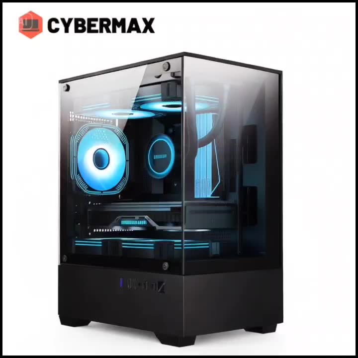 YGT N195 Pc Case Gaming Computer Case With Tempered Glass Micro ATX ...