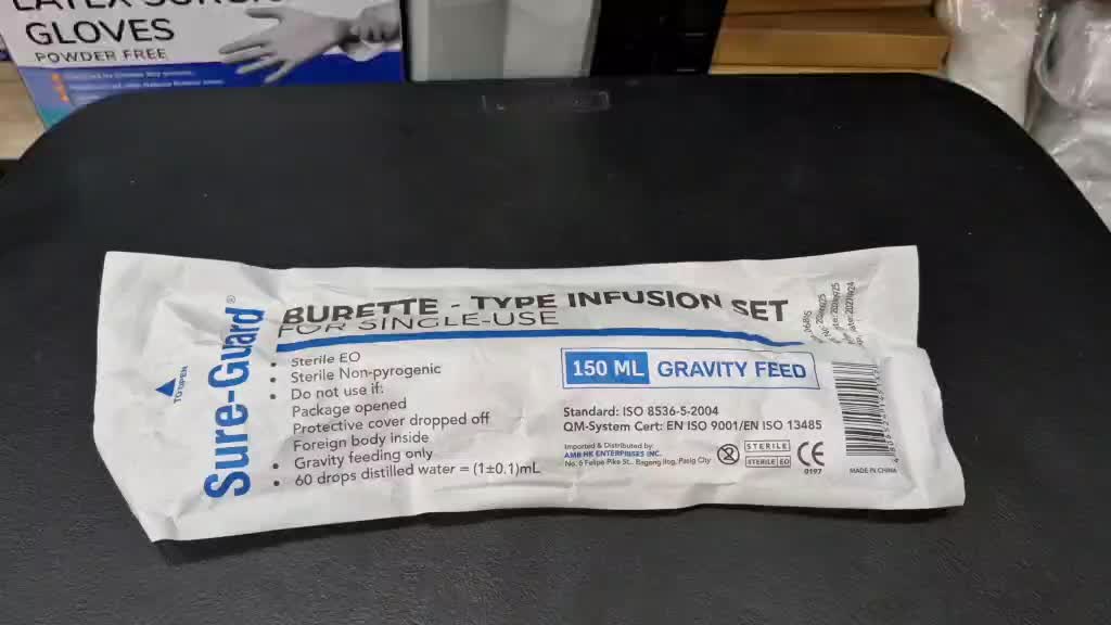 Soluset 150ml/Burette Type Infusion Set SURE-GUARD | Shopee Philippines