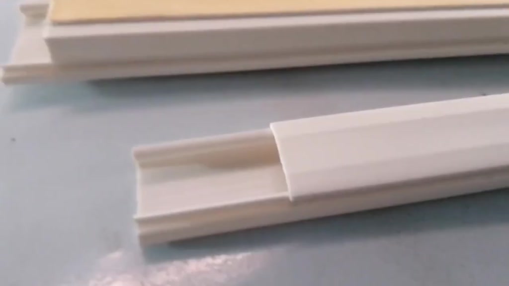 1 Meter PVC Wire Molding Pipe – Electrical Cable Cover for Protection ...