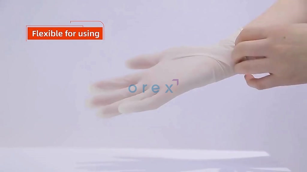 OREX Disposable Latex Examination Gloves (Powder Free) - XS/S/M/L/XL ...