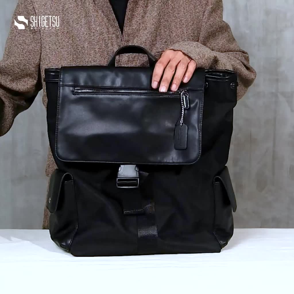 Shigetsu Leather Backpack Collection for Men Bag for School | Shopee ...