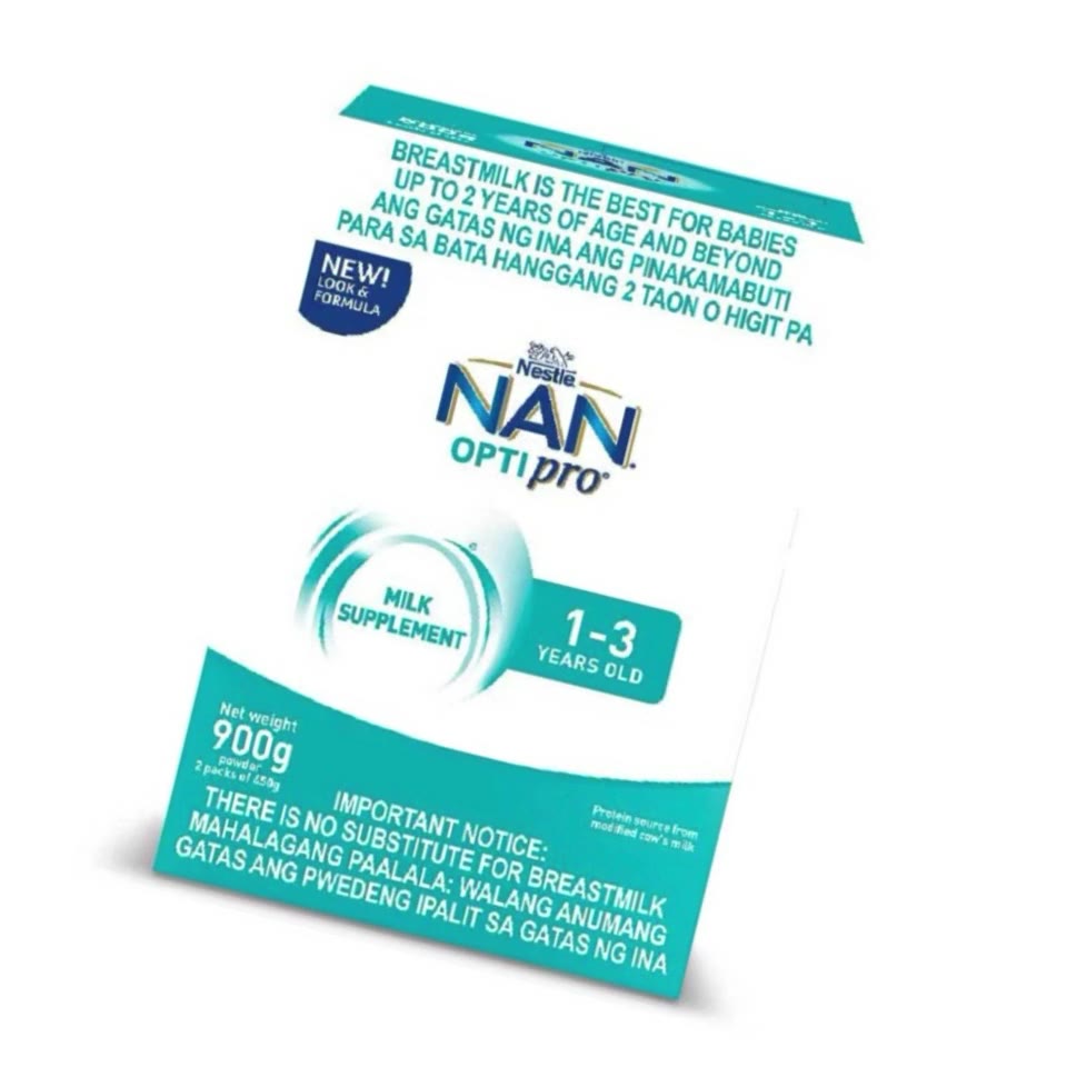 NAN® OptiPro® Three 900g for 1-3 Years Old Milk Supplement | Shopee ...