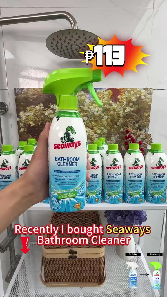 Seaways Bathroom Cleaner Toilet Bowl Cleaner Cement Stain Remover Glass ...