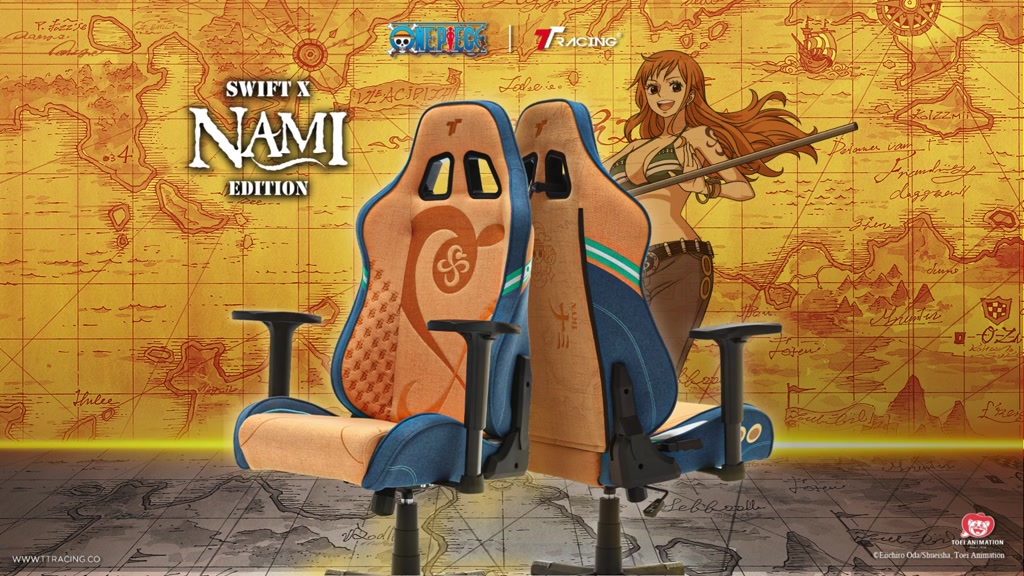 TTRacing Maxx Luffy Edition Air Threads Fabric Gaming Chair | One Piece ...