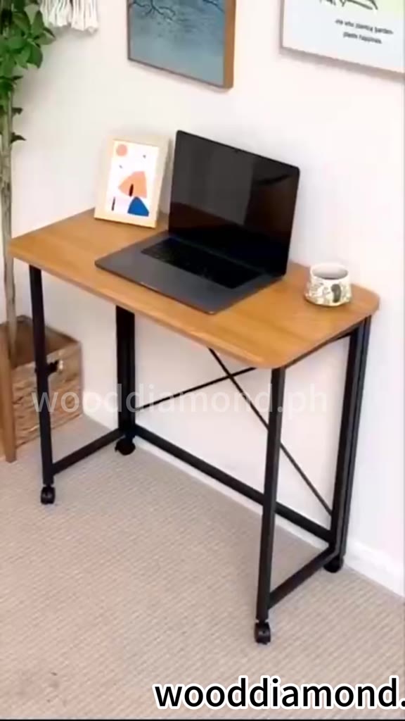 Portable Removable Folding Desk On Wheels Foldable Laptop Desks Bed ...