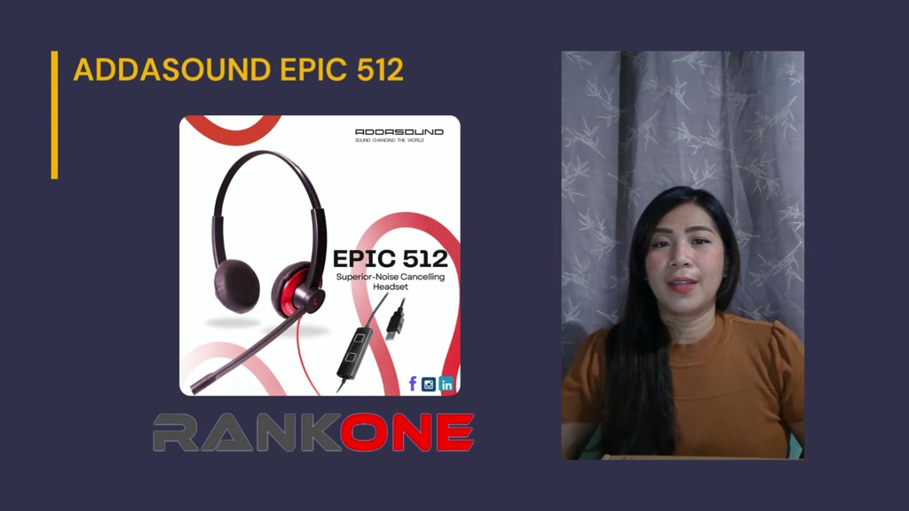 ADDASOUND EPIC 512 USB HEADSET | Shopee Philippines