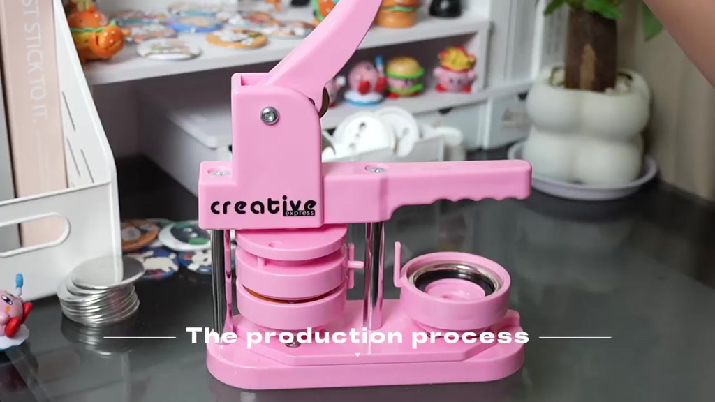 Creative Pin Maker Machine 58mm Set Diy Button Pin Machine Handmade ...