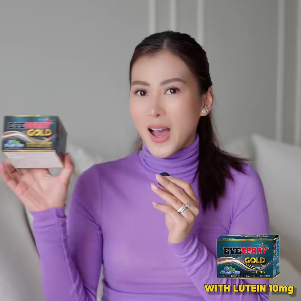 EYEBERRY GOLD with LUTEIN Food Supplement (50 and 100 capsules ...