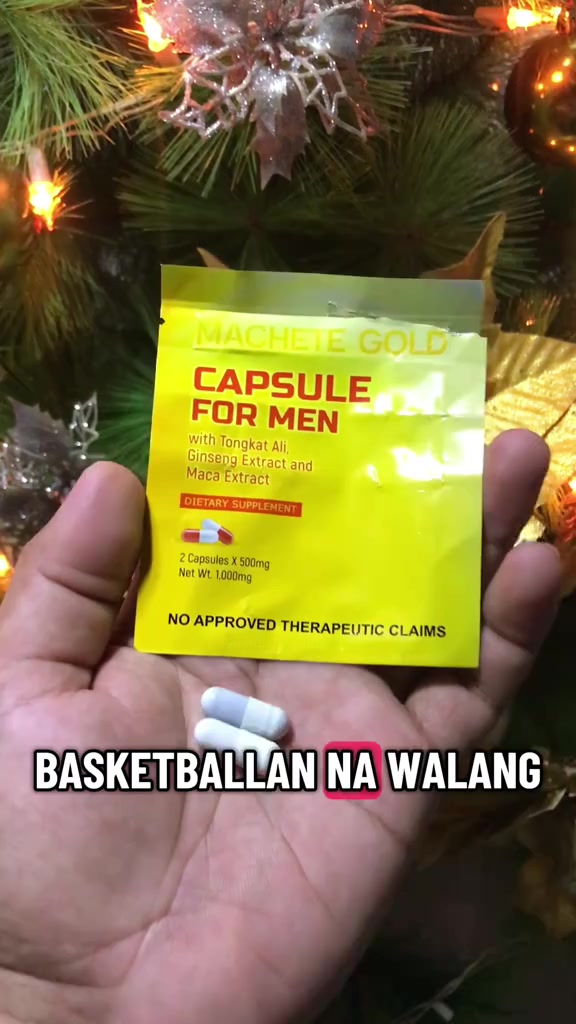 Machete Gold Capsule | Herbal Supplement Capsules with Natural ...