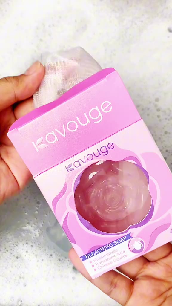 Kavouge Bleaching Soap Whitening Booster Niacinamide Face & Body Care ...