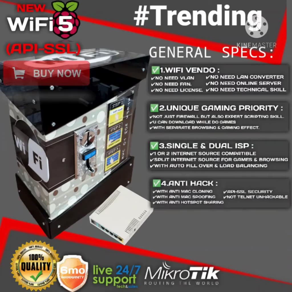 Piso WiFi Vendo Machine (WiFi5 OS Licensed) | Shopee Philippines