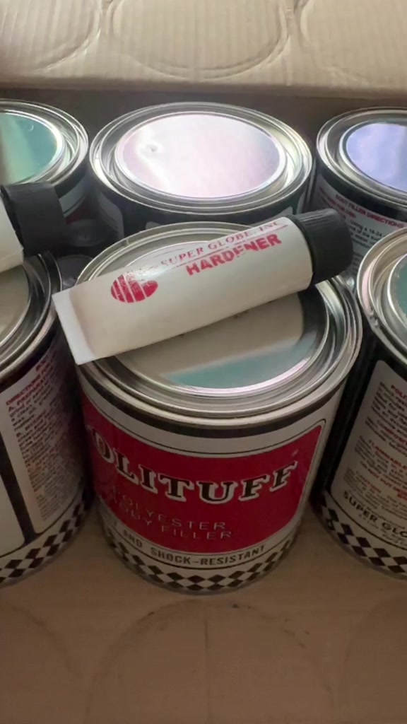 POLITUFF 4L with Hardener Polyester Body Filler Impact & Shock ...