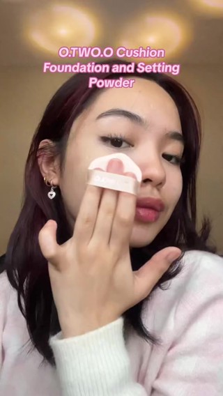 O.TWO.O 2 In 1 Face Powder & Cushion Cream Waterproof Long Lasting Oil ...