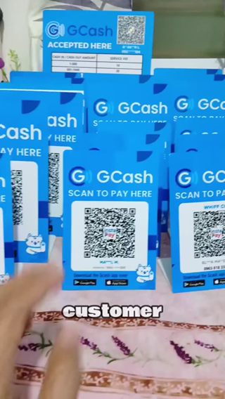 G-cash QR Code Standee Scan to Pay on Sintra Board with Back Stand/Flat ...