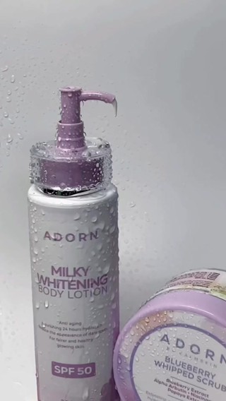 Milky Whitening Body Lotion with SPF 50 by Adorn | Shopee Philippines
