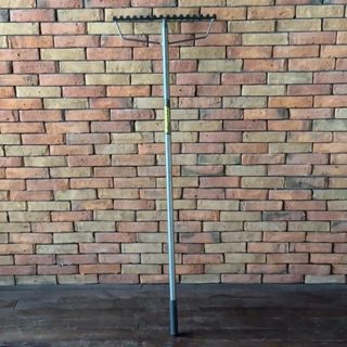 WARRIOR Garden RAKE 16 Tines for Gardening ALL-METAL 50-Inch Heavy Duty ...