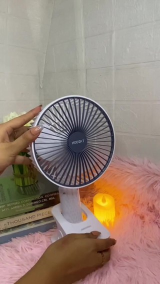 HODEKT Portable Desktop Handheld Electric Fan Multifunctional Fold Clip ...