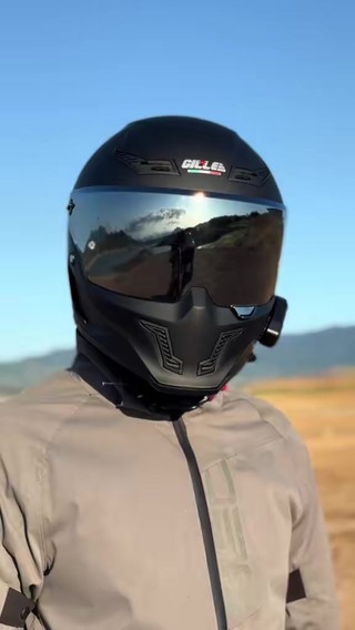 GILLE ASTRAL Motorcycle Helmet Full Face Dual Visor Helmet For Man ...