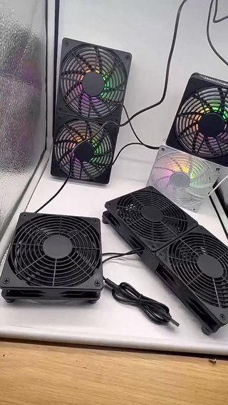 12cm 24cm 5V USB Power Supply TV Set-Top Box Router Radiator Cooler Air ...