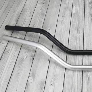 22MM Universal Motorcycle Refit Handlebar Retro Black Modified Handle ...
