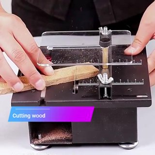 Multi-Functional Table Saw Mini 100W Hobby Bench Saw for Woodworking ...